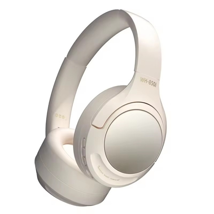 Casque Bluetooth supra-auriculaire à réduction de bruit active WH850i ANC (blanc)