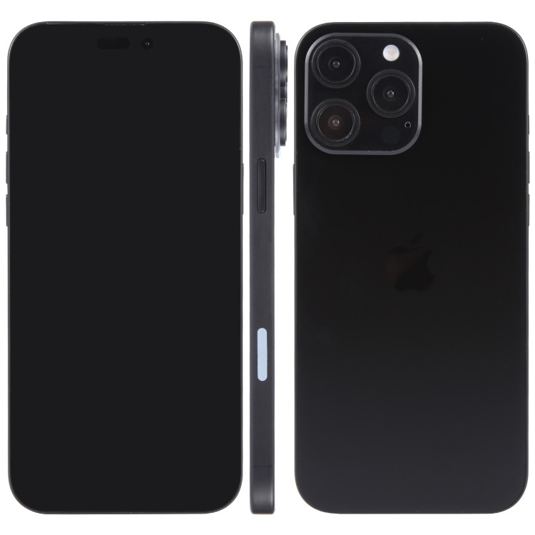 Pour iPhone 16 Pro Max Écran noir Faux modèle d'affichage factice non fonctionnel (Noir)
