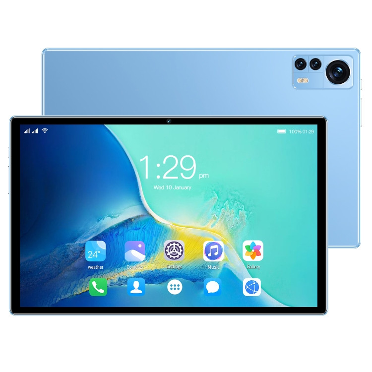 Tablette PC X12 4G LTE, 10,1 pouces, 4 Go + 32 Go, Android 8.1 MTK6750 Octa Core, prise en ...