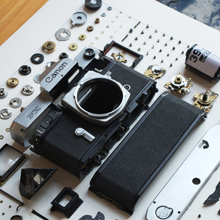 Affichage non fonctionnel Caméra de film mécanique 3D Cadre photo ...