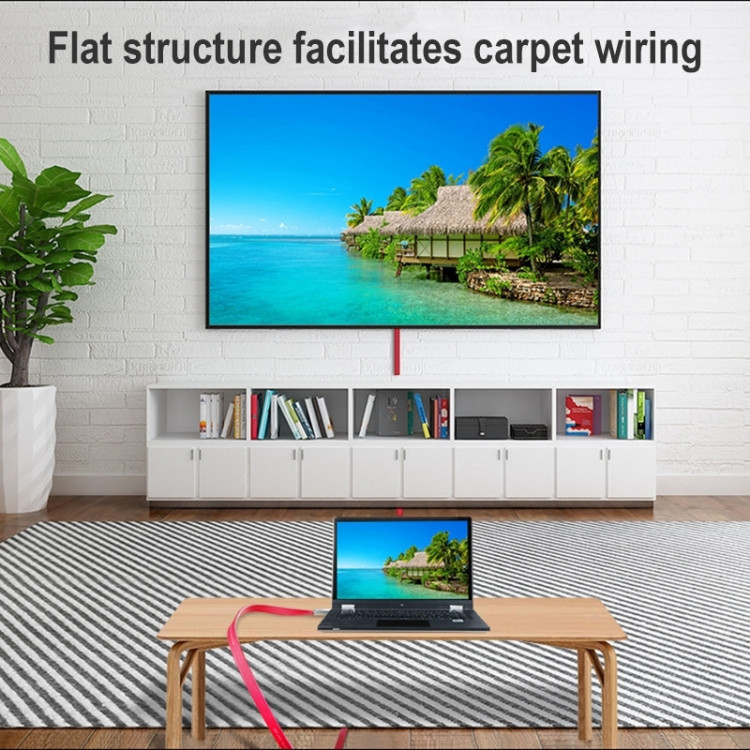 ULT-UNITE 4K Ultra HD Plaqué doré HDMI au câble plat HDMI, longueur de ...