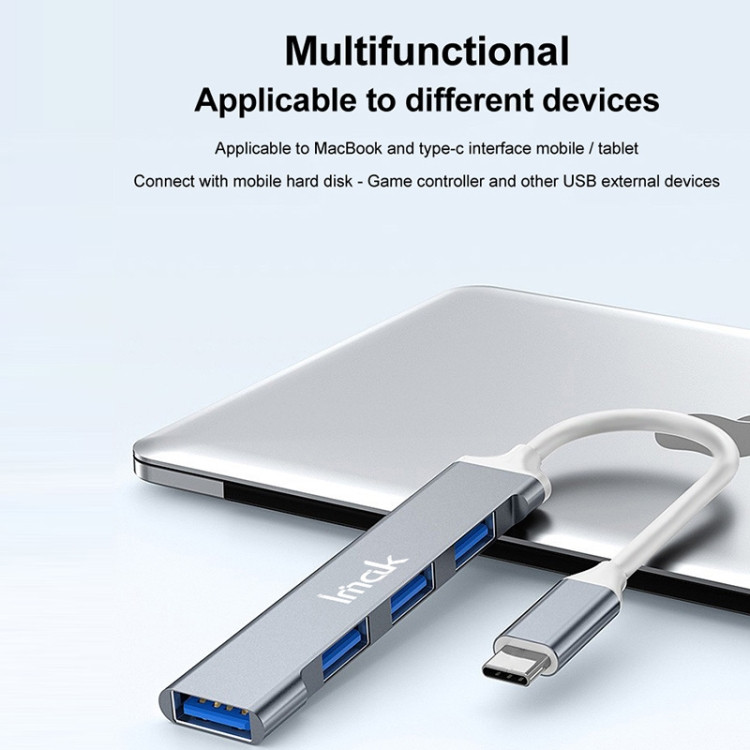 HUB de station d'accueil multifonction imak 4 en 1, interface : USB-C ...