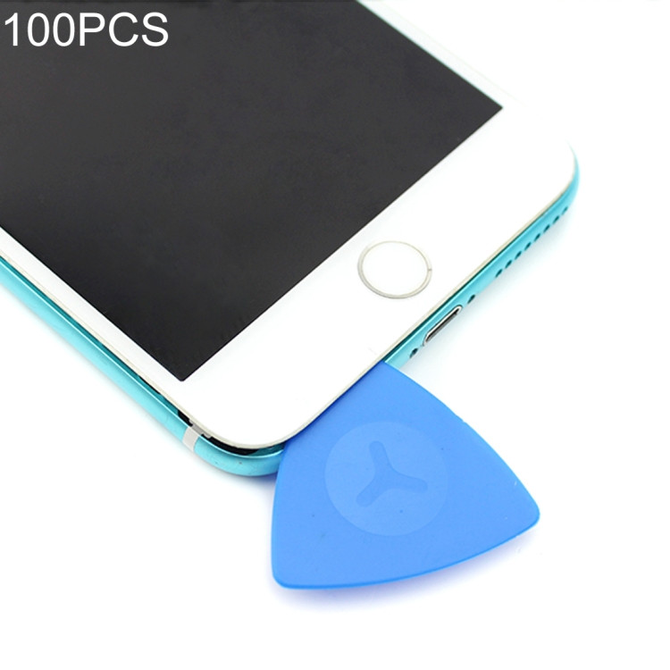 100 PCS JIAFA P8818 plastique Triangle ouverture du téléphone de réparation (bleu)
