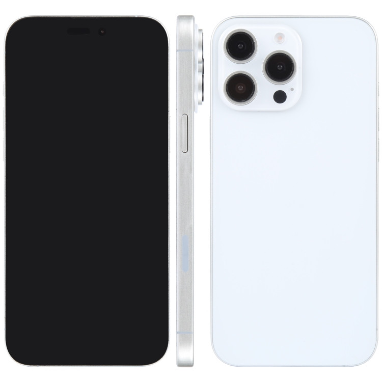 iPhone 16 Pro Max factice Écran noir (blanc)