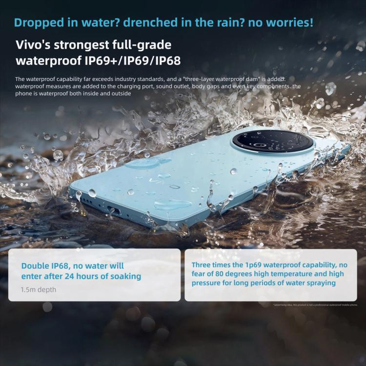 Vivo Y500, 8 Go + 128 Go, 6,77 pouces, Android 15, OriginOS 5, Dimensity 7300 Octa Core, OTG ...