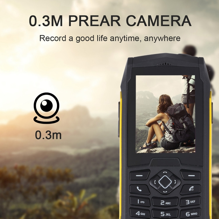 Téléphone robuste Rugtel R1D, IP68 étanche à la poussière et aux chocs ...