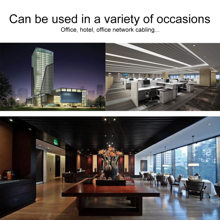 REXLIS CAT6-3 CAT6 Câble LAN réseau Gigabit RJ45 non blindé Ethernet plat, longueur: 0,5 m