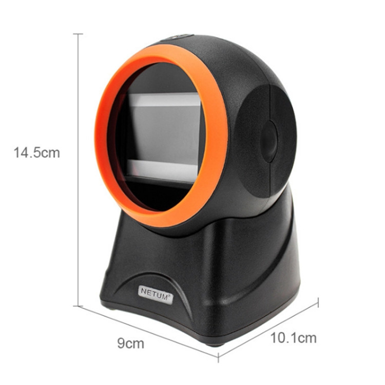 NETUM 2050 Supermarket Cashier Bar à barres QR Code Scanner Scanner ...