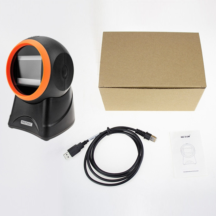 NETUM 2050 Supermarket Cashier Bar à barres QR Code Scanner Scanner ...