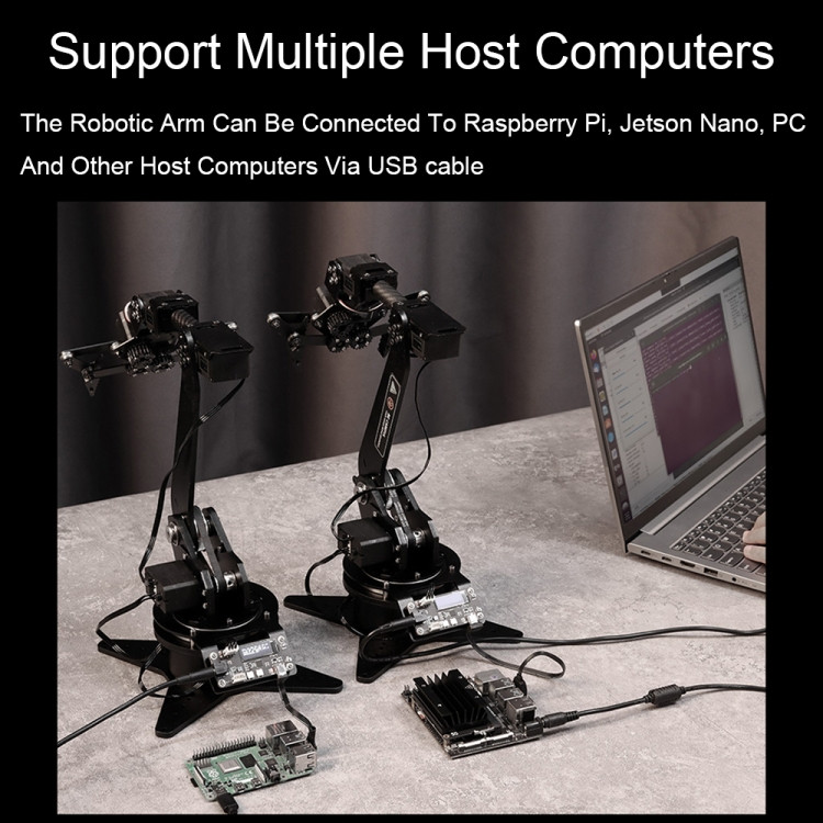 Servo de bus série à couple élevé Waveshare, kit de bras robotique de ...