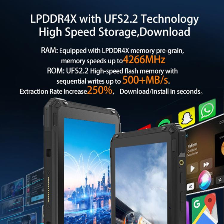 Tablette PC robuste CENAVA A88ST IP68, 4 Go + 64 Go, 8 pouces, Android ...